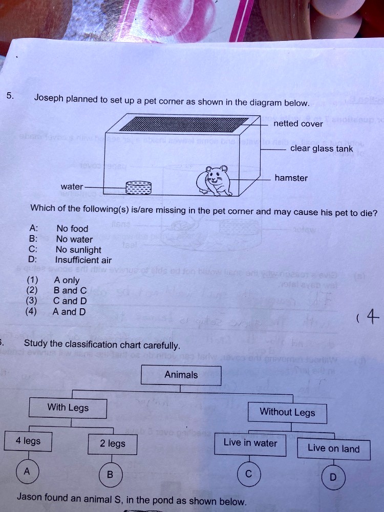 Question 5 Is The Answer 1 Or 4 Ask ManyTutors