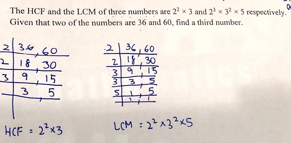 Please Help Me Out With This An About Highest Common Factor hcf 